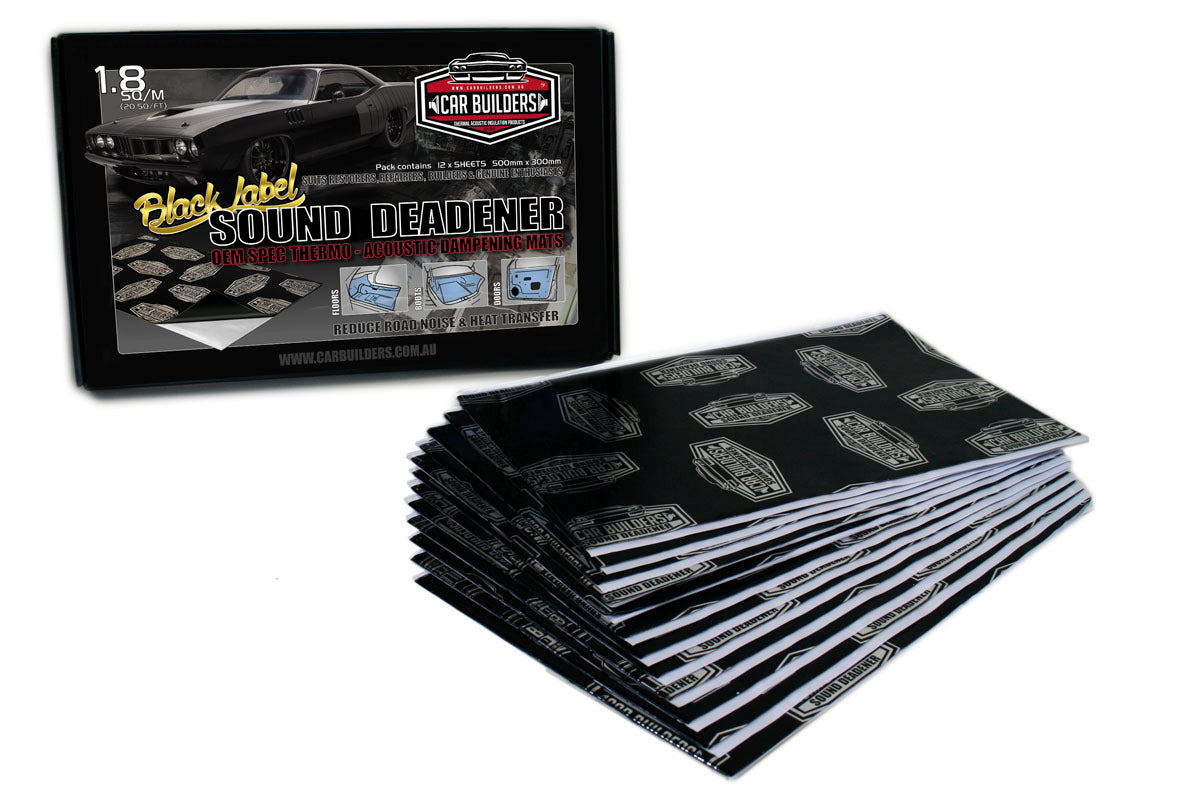 Car Builders Premium Sound Deadener - 20 SQ/FT (1.8 SQ/M) – Profound ...